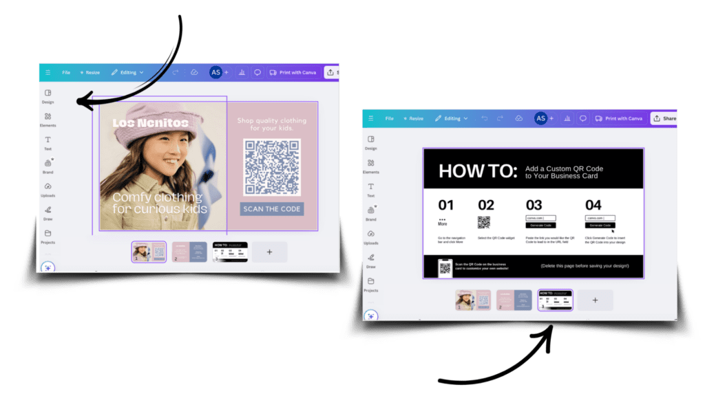 Create effective QR code business cards easily