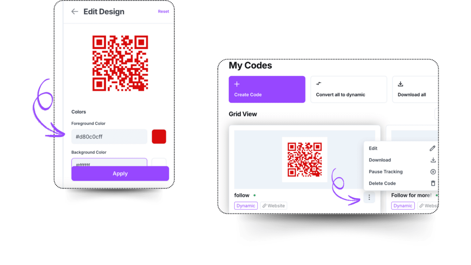 How to create QR code stickers